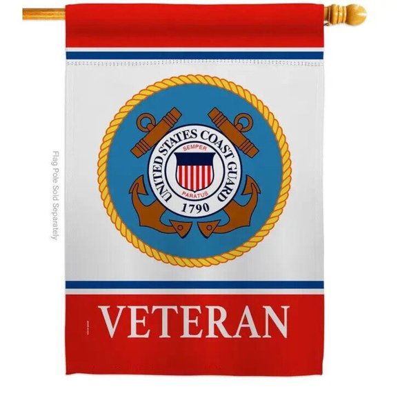 Two Group Flags | Other | Two Group Flags Coast Guard Veteran Armed ...